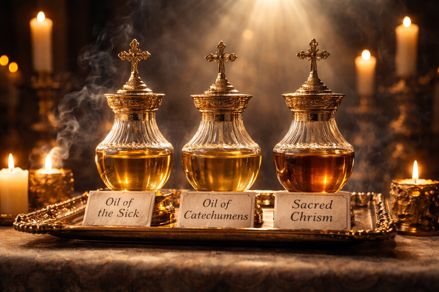 The Three Sacred Oils of the Church: Meaning, Uses, and Spiritual Power ...